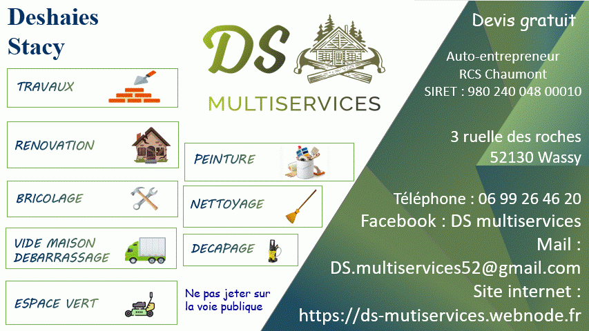 Galerie photo :: DS Mutiservices